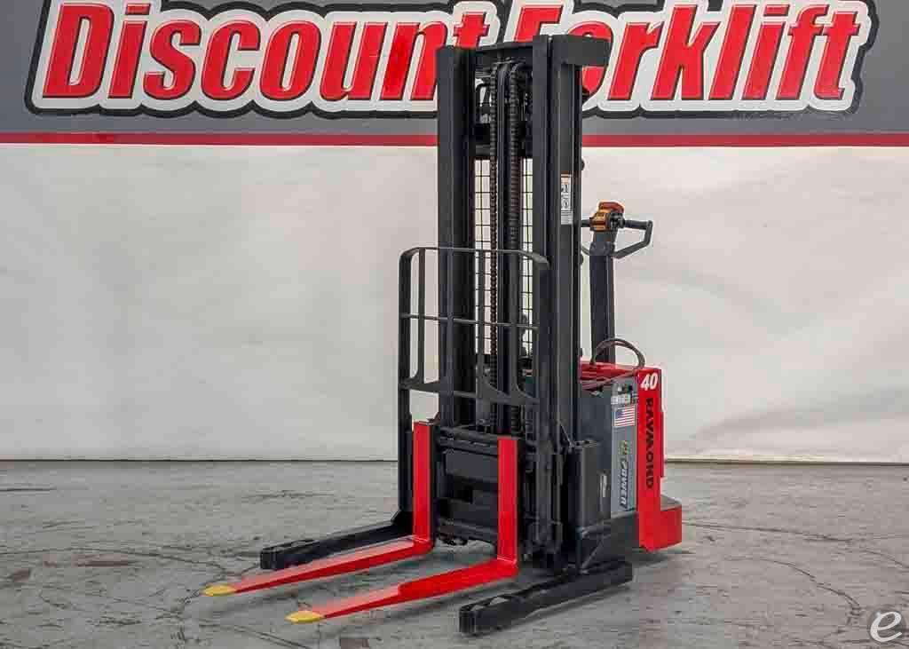2018 Electric Raymond Electric Walkie Straddle Stacker | Eliftruck