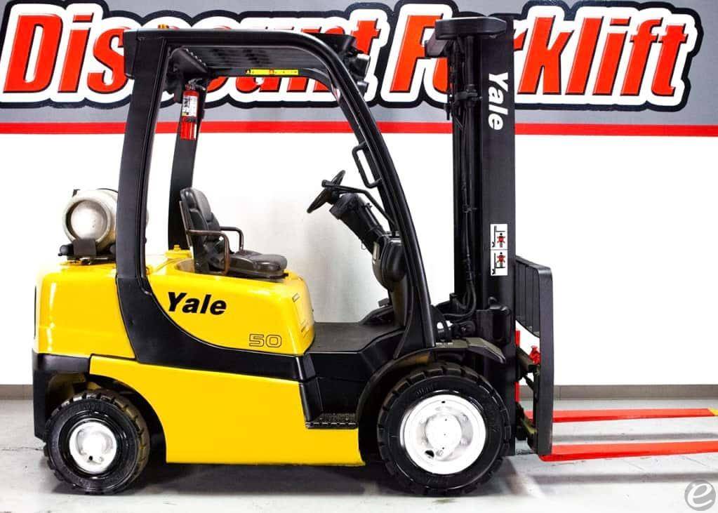 2012 LP Gas Yale Forklifts GLP050LXEUSE090 - 123Forklift