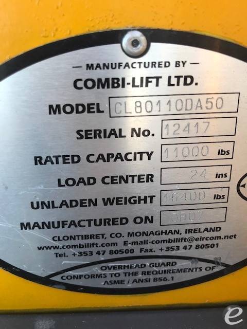 2008 Diesel Combilift Pneumatic Tire 4 Wheel Sit Down | Eliftruck