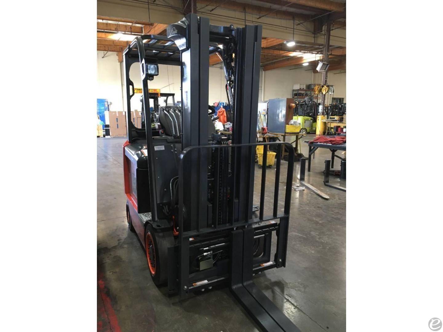 2018 Electric Linde E25C Electric 4 Wheel Sit Down