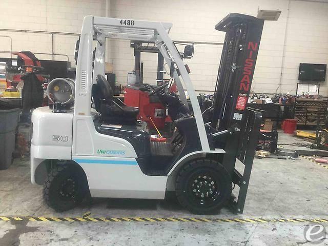 2018 LP Gas Nissan Sit Down Rider PF50LP - 123Forklift