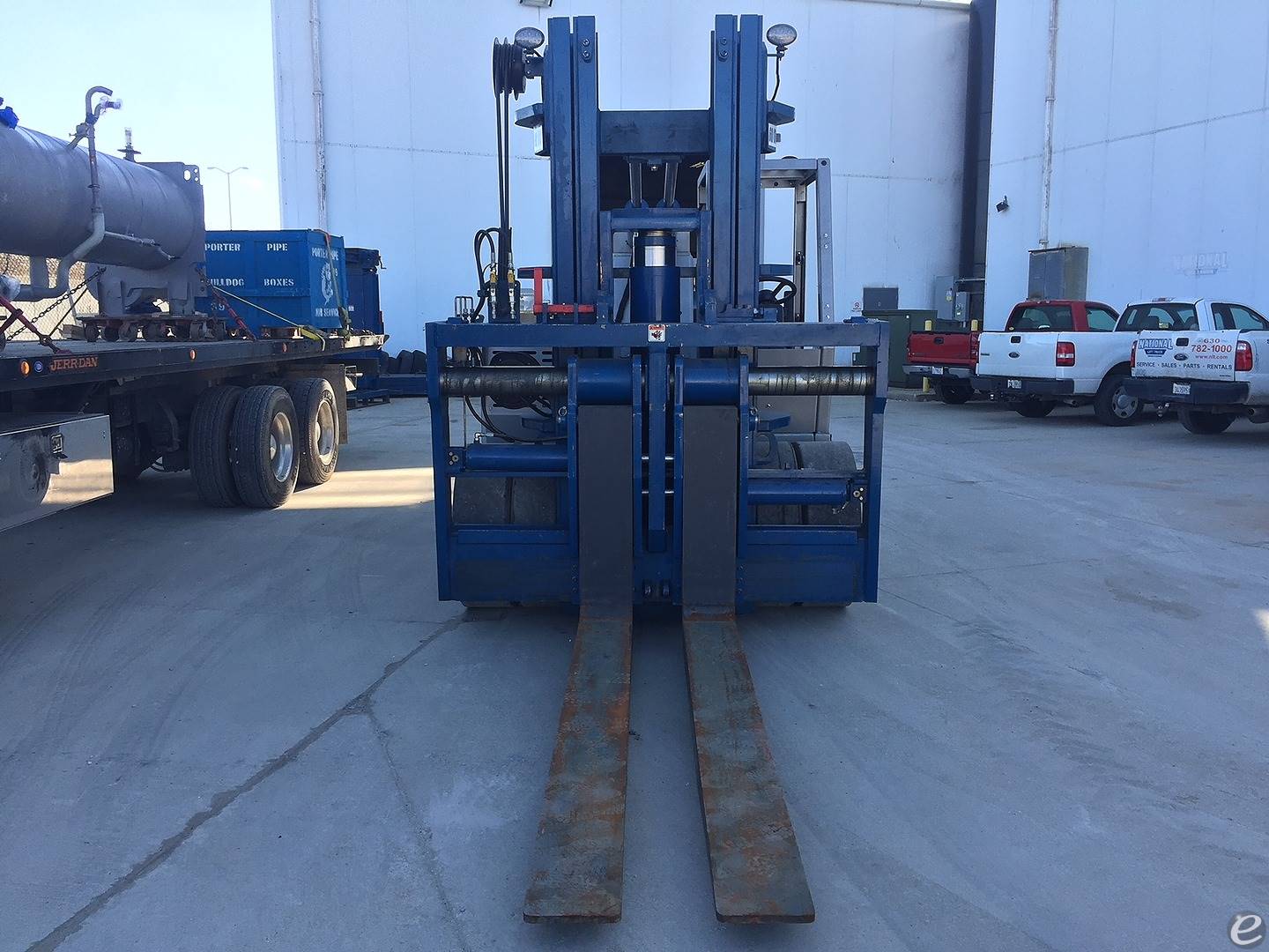 2017 Dual Fuel Hoist Liftruck FR 60/80 Cushion Tire 4 Wheel Sit Down ...