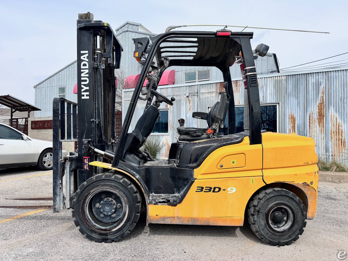 2018 Diesel Hyundai Sit Down Rider 33D-9 - 123Forklift