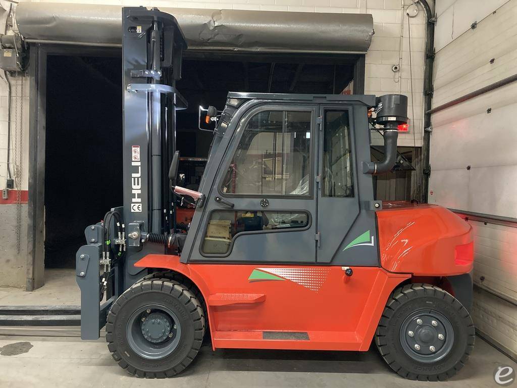 2022 Diesel Heli CPCD70-DE1G Pneumatic Tire 4 Wheel Sit Down