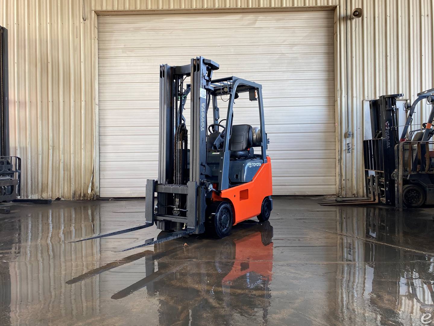 2014 LP Gas Toyota 8FGCU15 Cushion Tire 4 Wheel Sit Down (Indoor Warehouse)