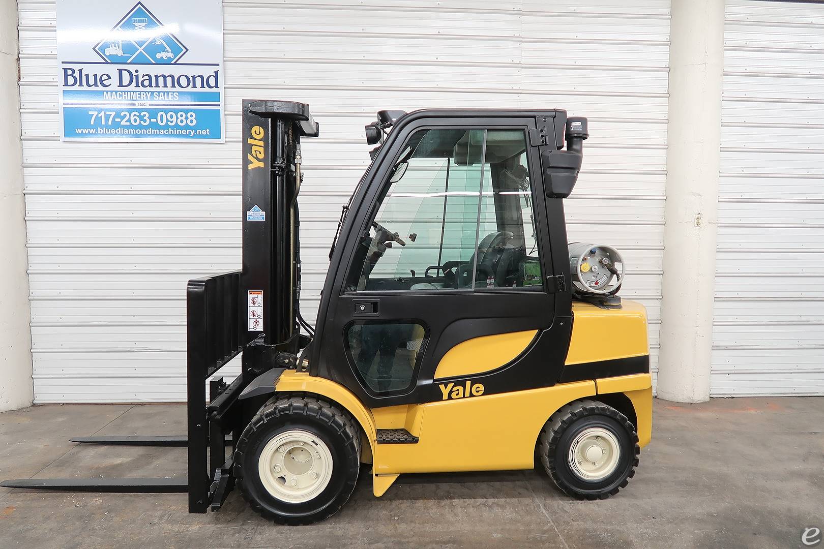 2007 LP Gas Yale Sit Down Rider GLP060VX - 123Forklift