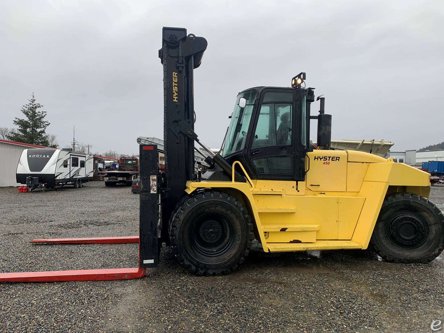 2013 Diesel Hyster Pneumatic Tire 4 Wheel Sit Down | Eliftruck