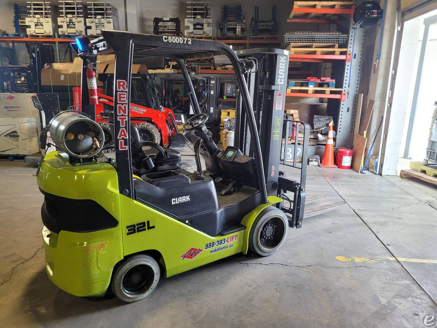 2020 LP Gas Clark Cushion Tire 4 Wheel Sit Down (Indoor Warehouse ...