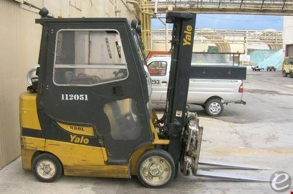 2006 LP Gas Yale GC060VX Cushion Tire 4 Wheel Sit Down (Indoor Warehouse)