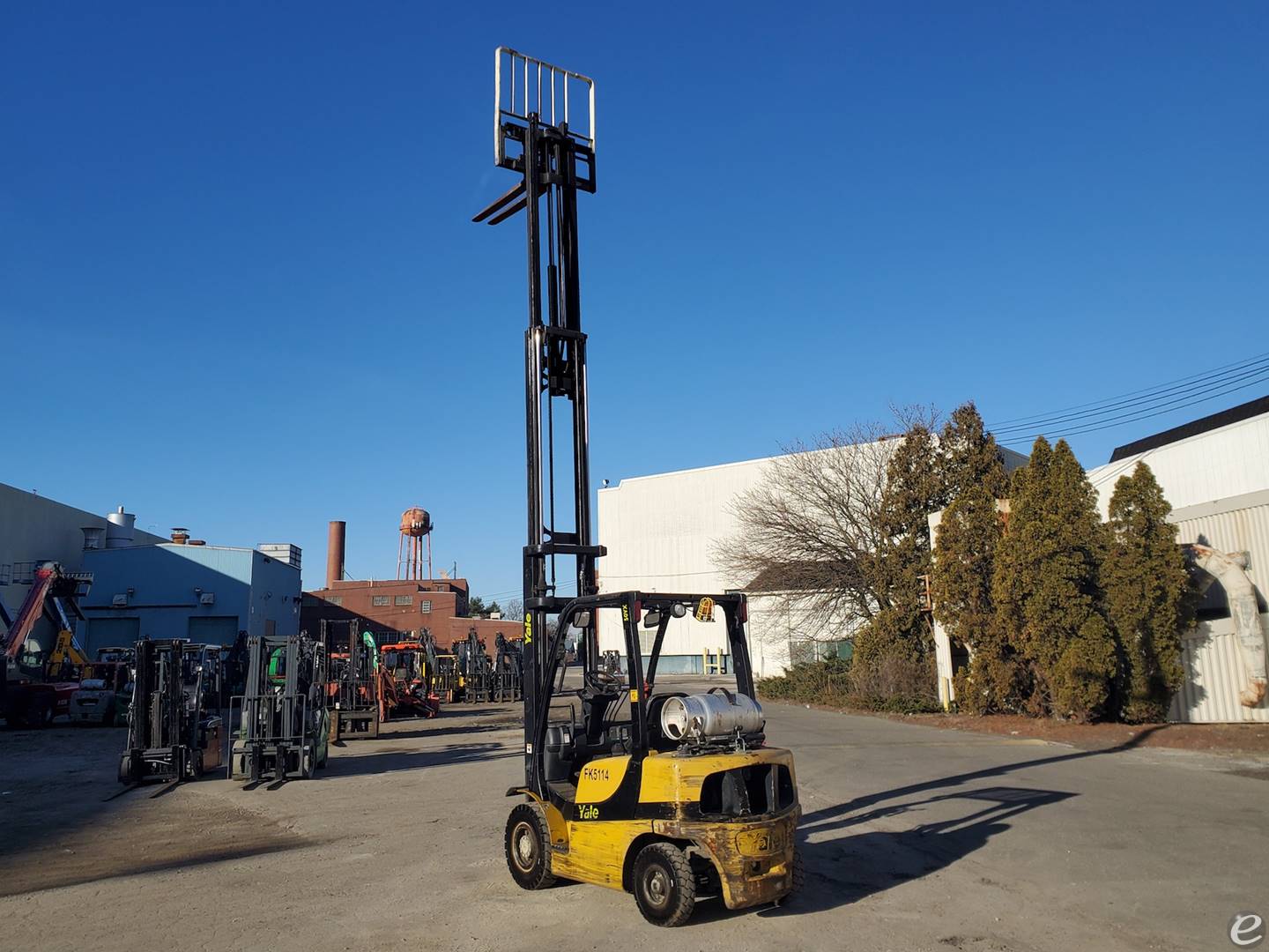 LP Gas Yale Pneumatic Tire 4 Wheel Sit Down | Eliftruck