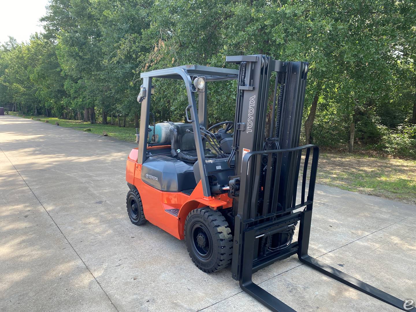 2006 LP Gas Toyota 7FGU25 Pneumatic Tire 4 Wheel Sit Down