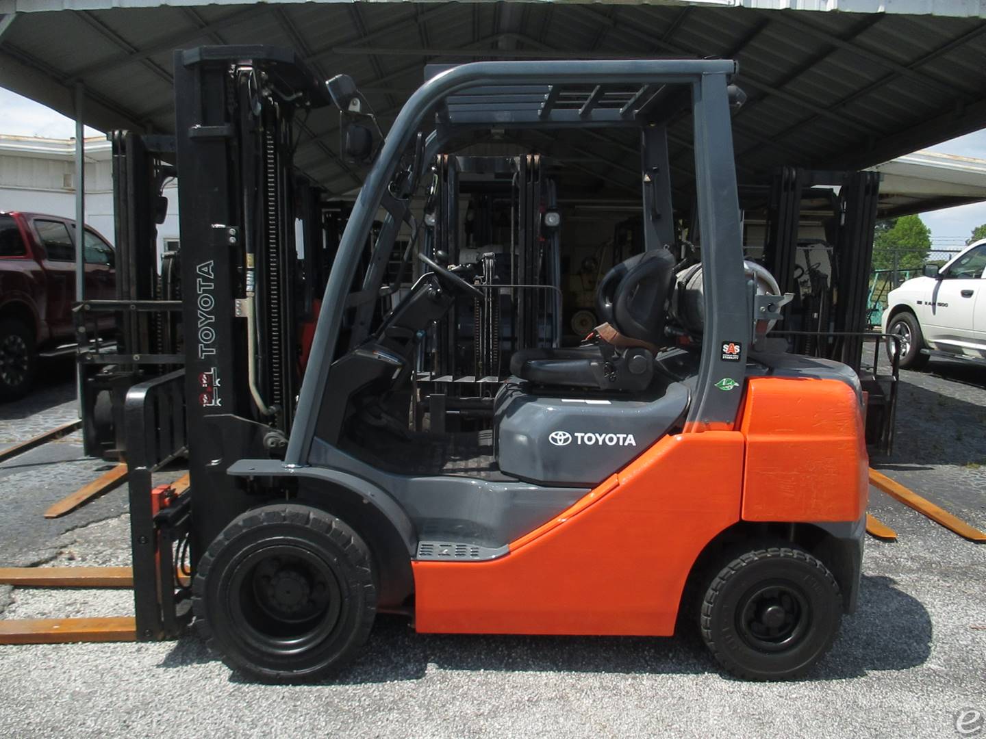 2019 LP Gas Toyota 8FGU25 Pneumatic Tire 4 Wheel Sit Down