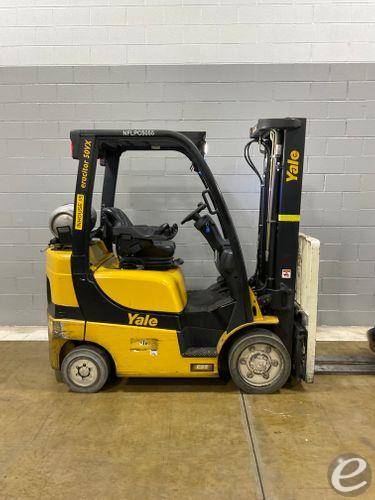 2017 LP Gas Yale GLC050 Cushion Tire 4 Wheel Sit Down (Indoor Warehouse)