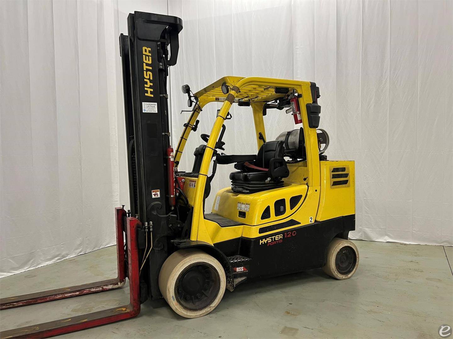 2018 LP Gas Hyster S120FTPRS Cushion Tire 4 Wheel Sit Down (Indoor ...