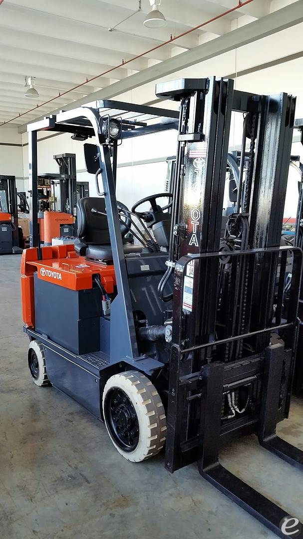 2010 Electric Toyota 7FBCU25 Cushion Tire 4 Wheel Sit Down (Indoor ...