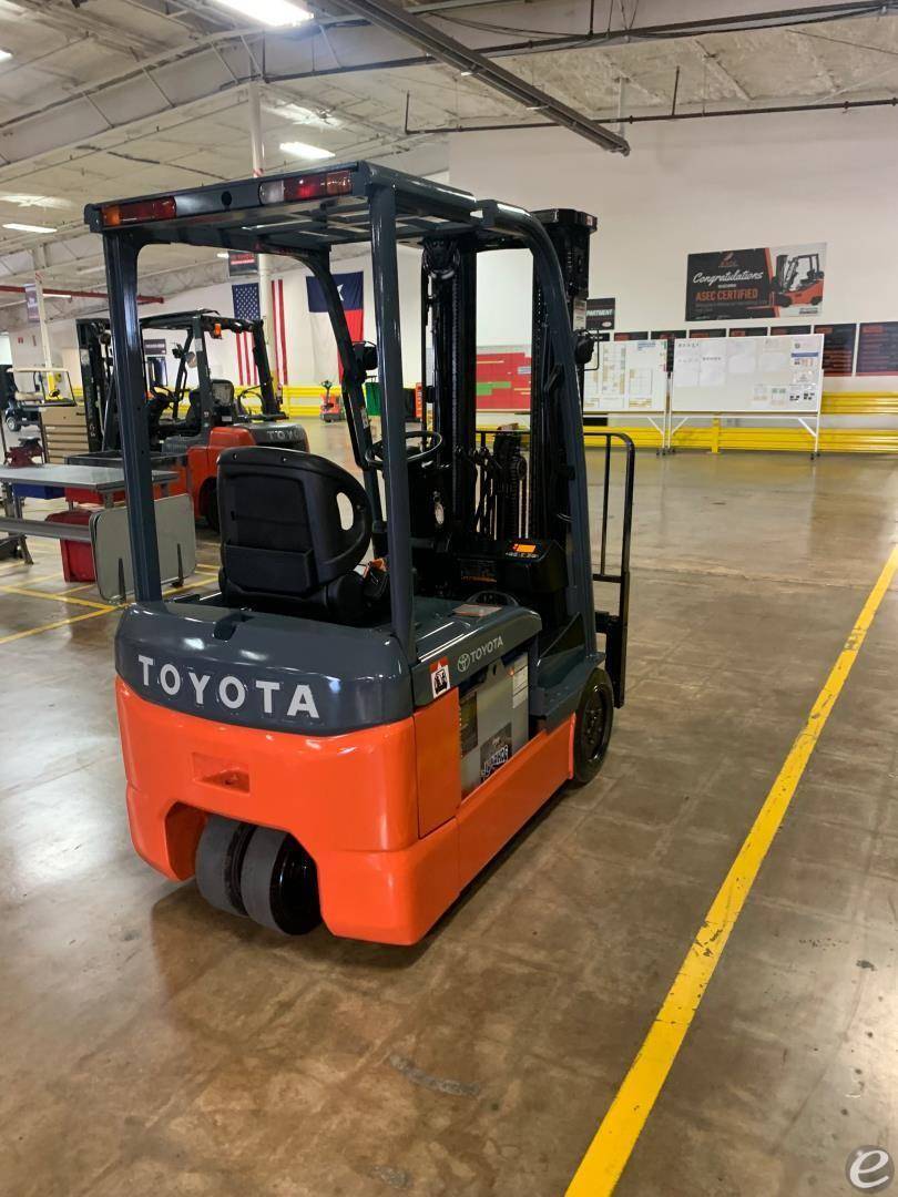 2017 Toyota 8FBE15U Electric 3 Wheel Sit Down