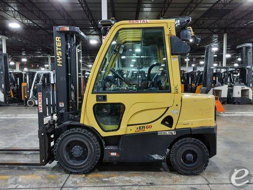 2015 Diesel Hyster H60FT Pneumatic Tire 4 Wheel Sit Down