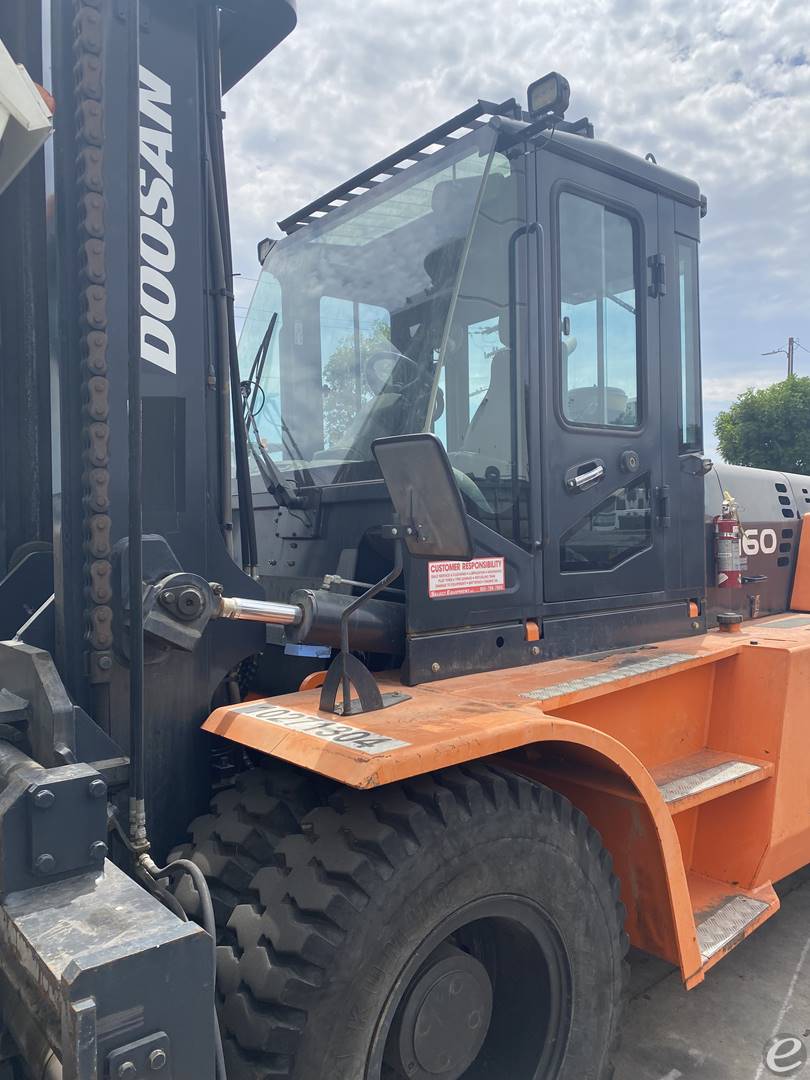 2014 Diesel Doosan D160S-5 Pneumatic Tire 4 Wheel Sit Down
