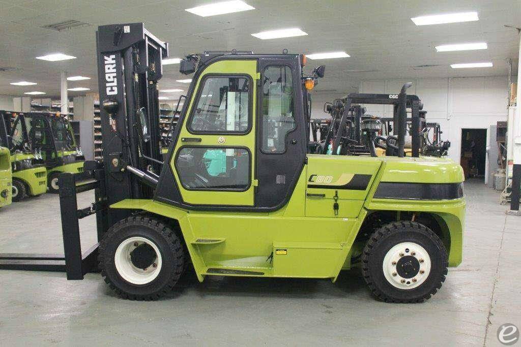 2018 Diesel Clark C80D Pneumatic Tire 4 Wheel Sit Down
