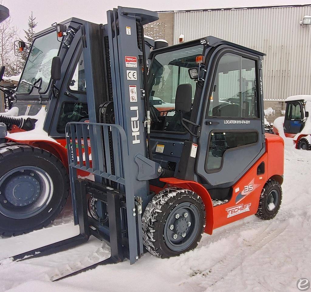 2021 Diesel Heli CPCD35-KU20H Pneumatic Tire 4 Wheel Sit Down