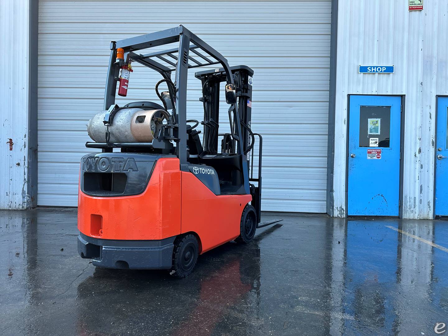 2013 LP Gas Toyota 8FGCU18 Cushion Tire 4 Wheel Sit Down (Indoor Warehouse)