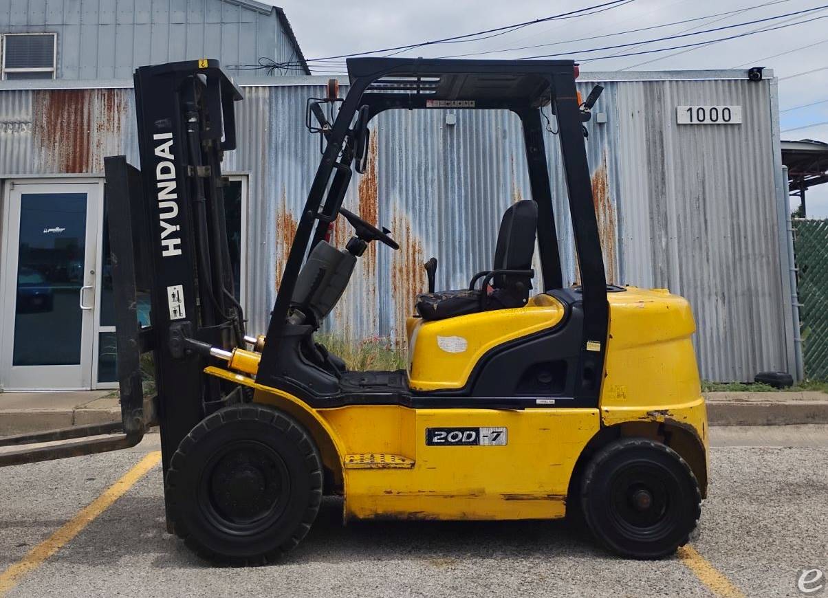 2008 Diesel Hyundai Sit Down Rider 20D-7 - 123Forklift