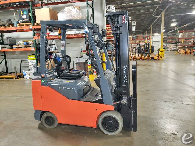 2018 LP Gas Toyota 8FGCU18 Cushion Tire 4 Wheel Sit Down (Indoor Warehouse)