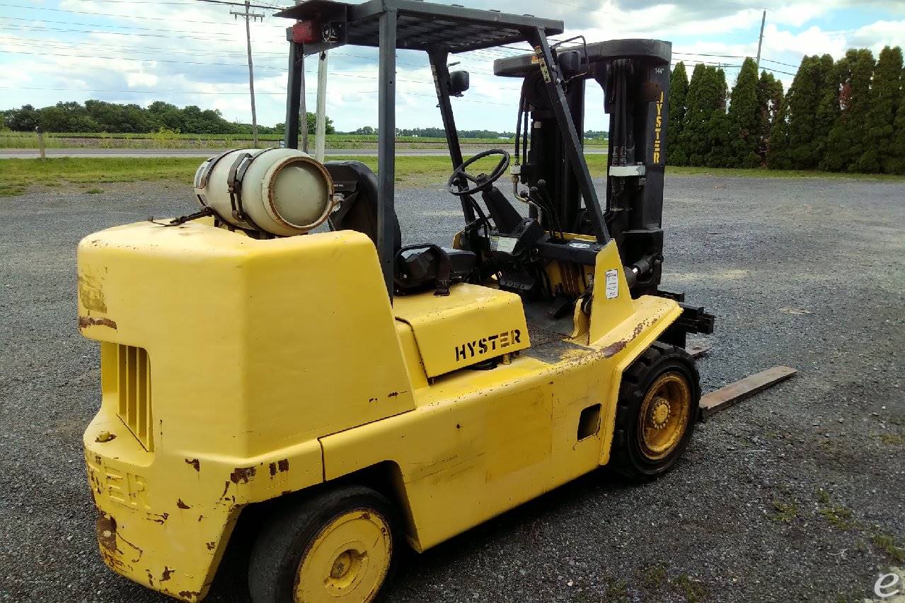 1992 LP Gas Hyster Cushion Tire 4 Wheel Sit Down (Indoor Warehouse ...