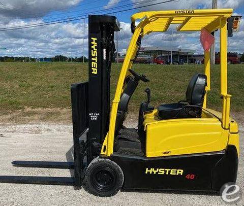 2017 Electric Hyster J40XNT Electric 3 Wheel Sit Down