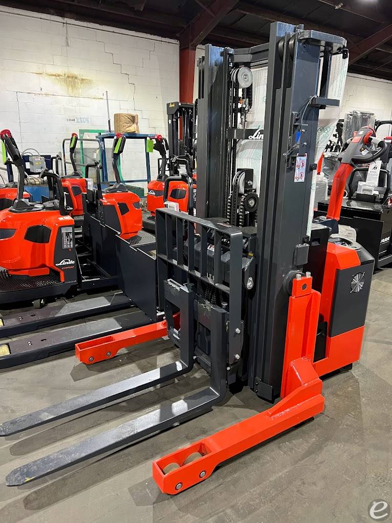 2023 Electric Linde Electric Walkie Straddle Stacker Reach | Eliftruck