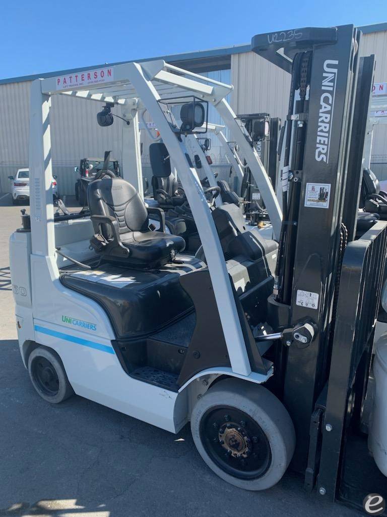 2018 LP Gas Unicarriers CF50 Cushion Tire 4 Wheel Sit Down (Indoor ...