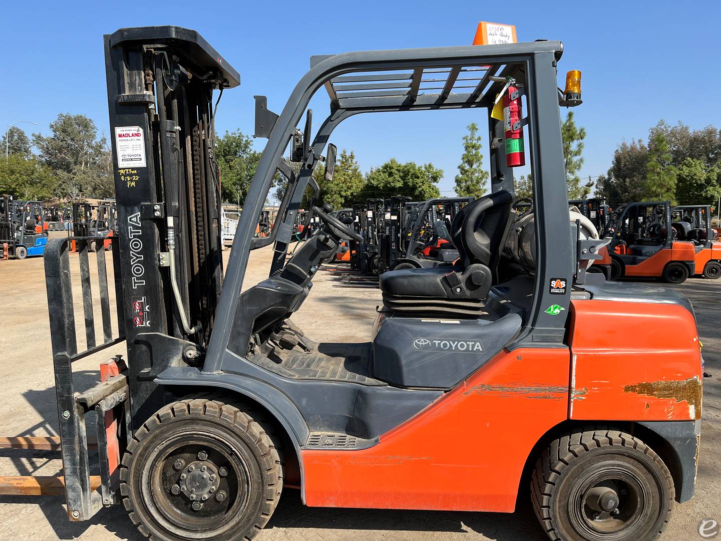 2018 LP Gas Toyota Forklifts 8FGU30 - 123Forklift