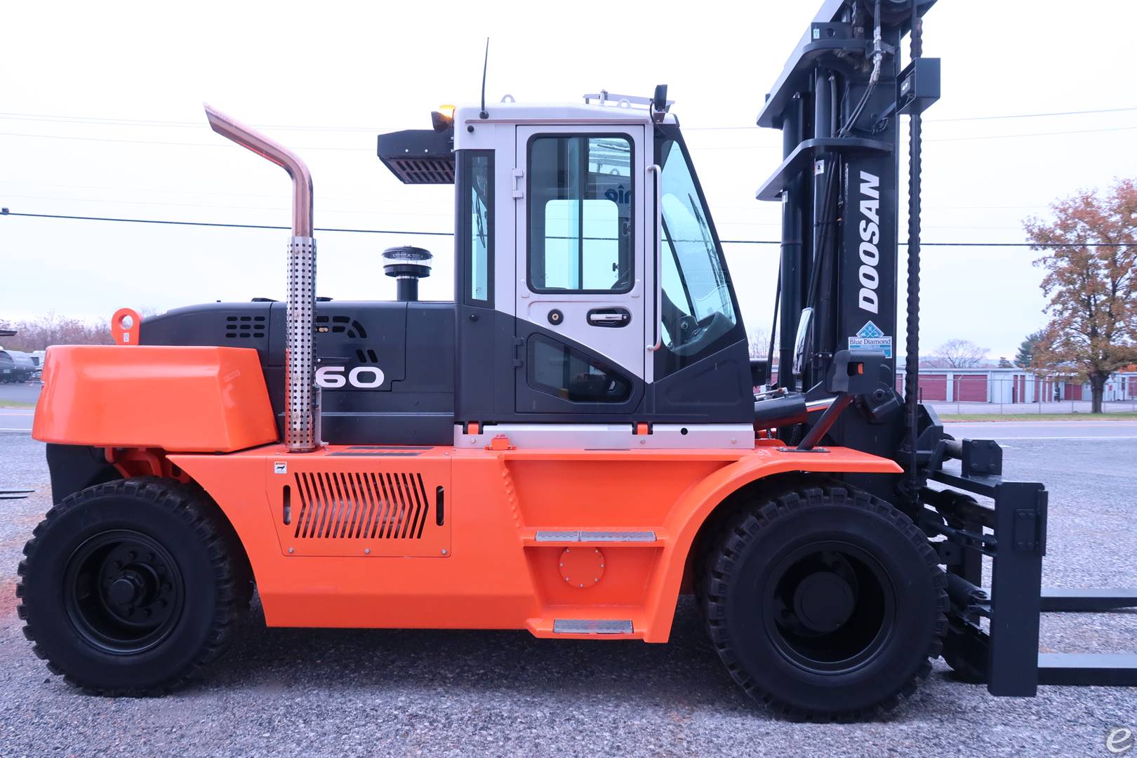 2015 Diesel Doosan Pneumatic Tire 4 Wheel Sit Down | Eliftruck