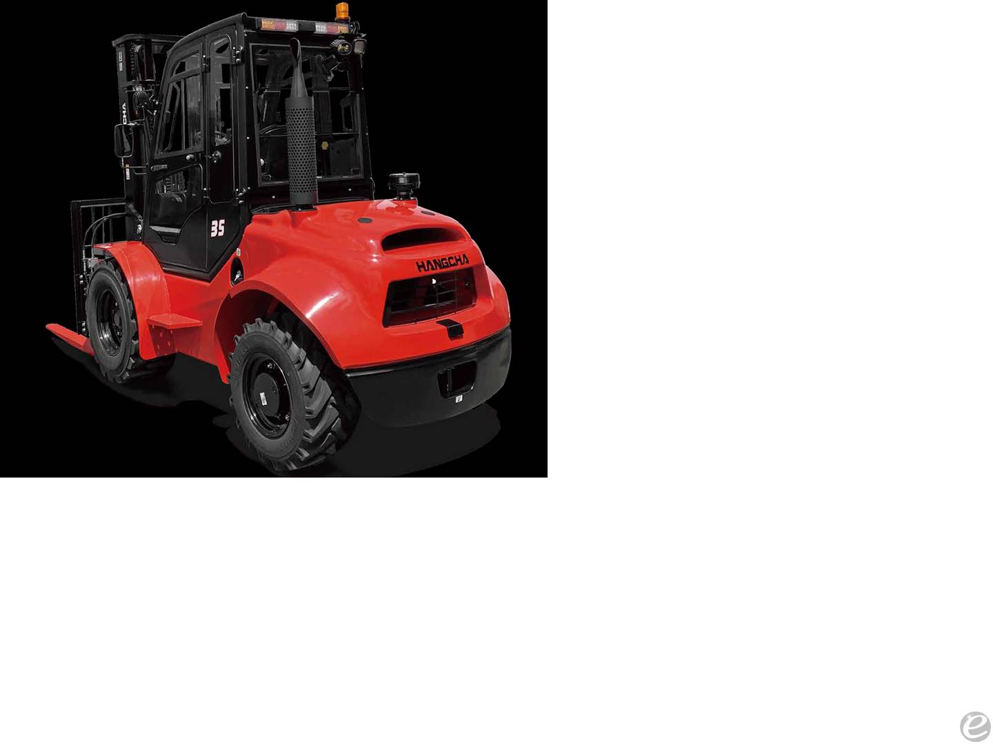 2022 Diesel Hangcha Rough Terrain Forklifts CPCD35-XW98C-RT4 - 123Forklift