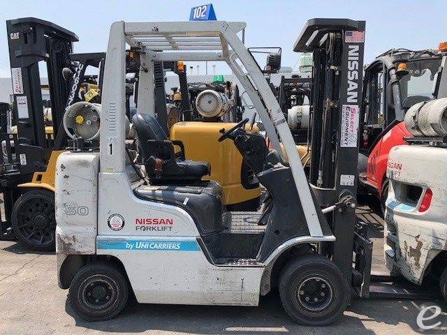 2014 LP Gas Nissan AF50LP Pneumatic Tire 4 Wheel Sit Down