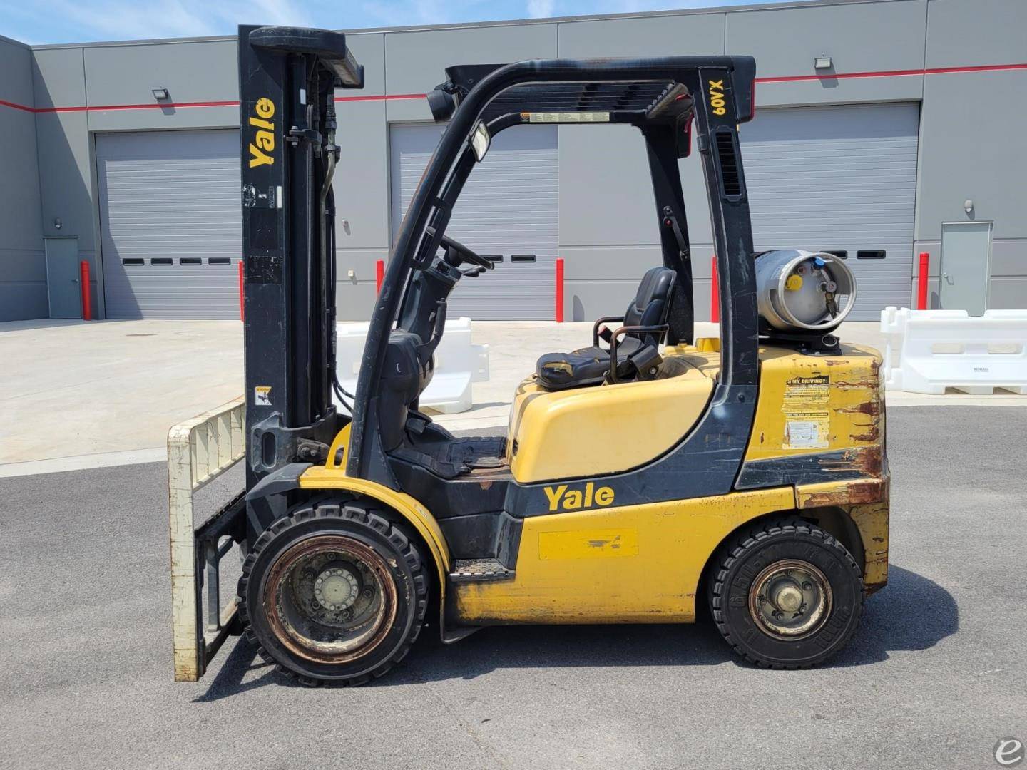 2011 LP Gas Yale GLP060VX Pneumatic Tire 4 Wheel Sit Down