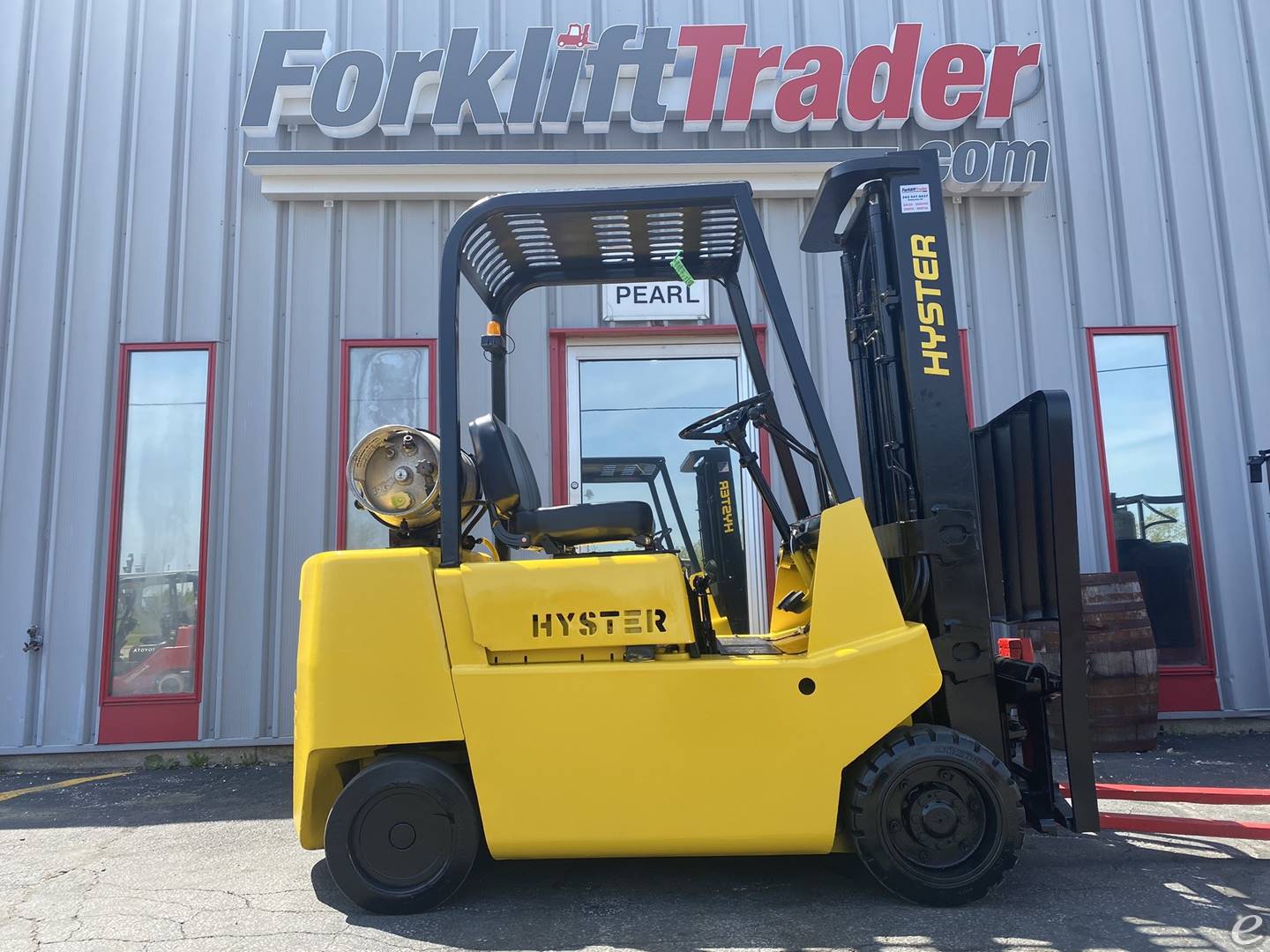 LP Gas Hyster S50XL Cushion Tire 4 Wheel Sit Down (Indoor Warehouse)