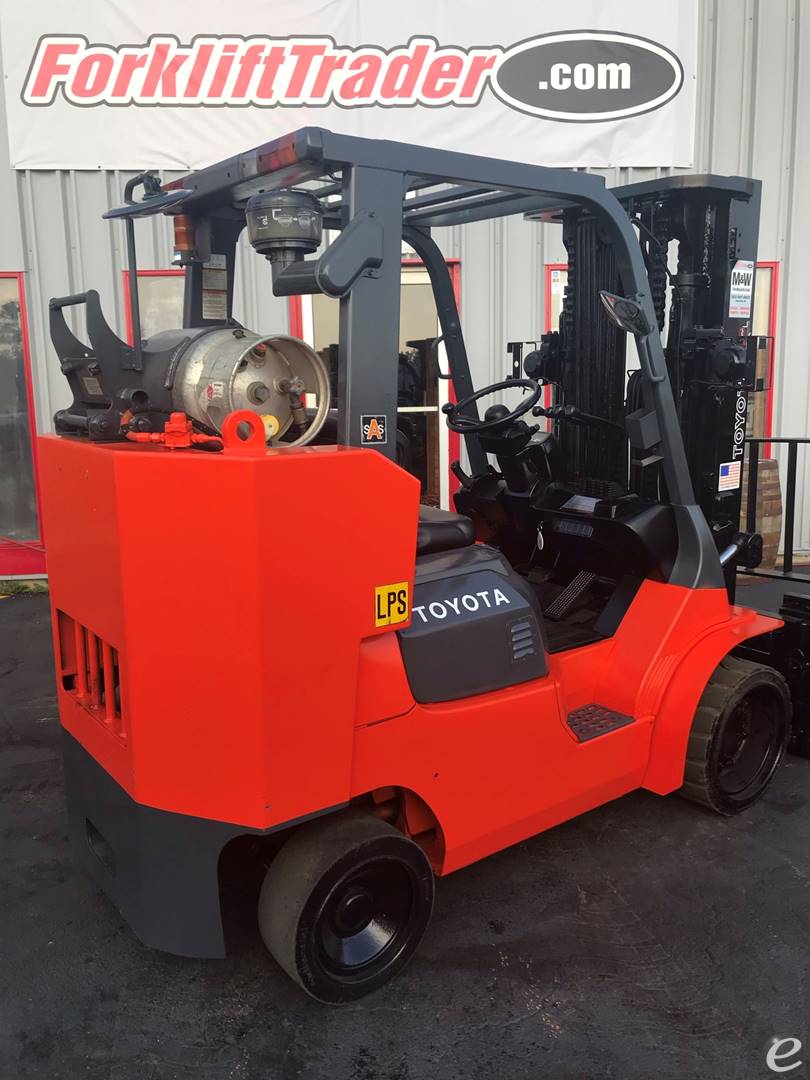 2012 LP Gas Toyota 7FGCU45-BCS Cushion Tire 4 Wheel Sit Down (Indoor ...