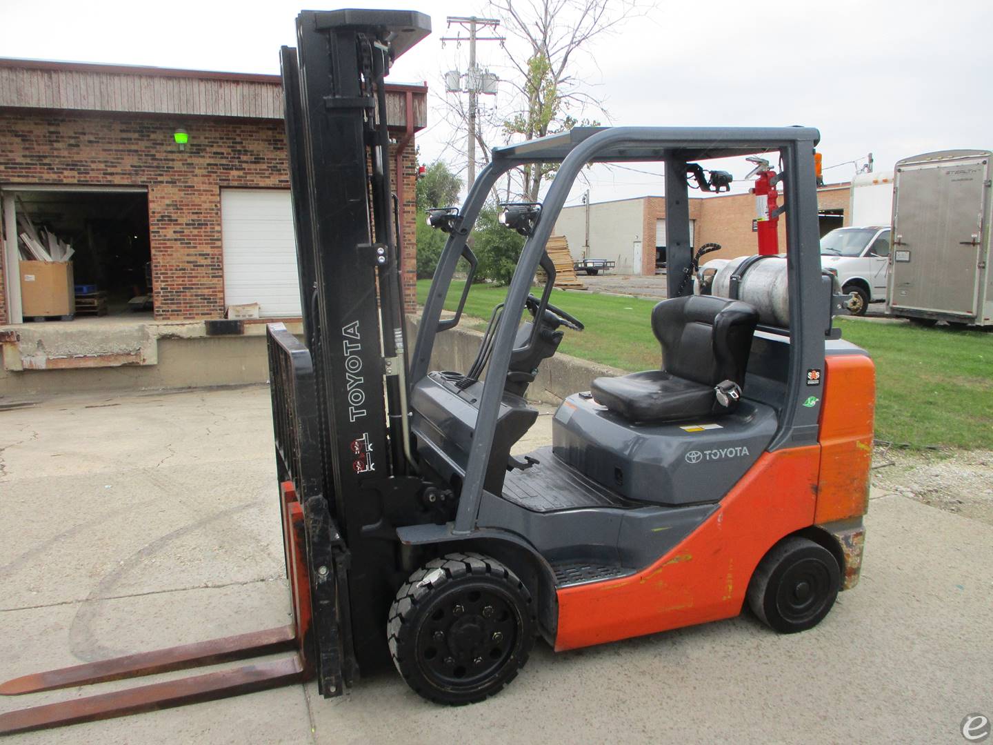 2018 LP Gas Toyota Sit Down Rider 8FGCU30 - 123Forklift