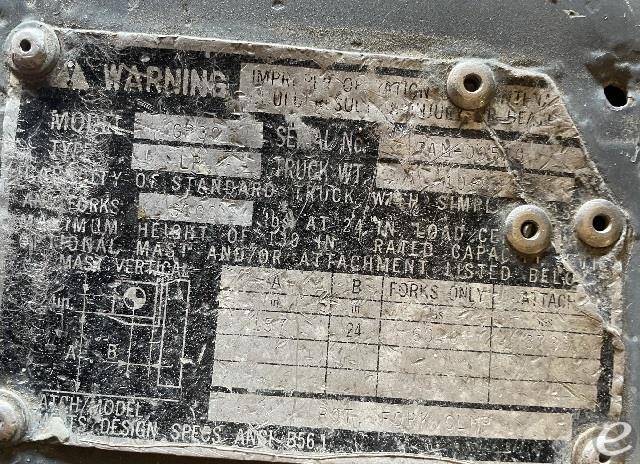 1994 LP Gas Cat GP30 Pneumatic Tire 4 Wheel Sit Down