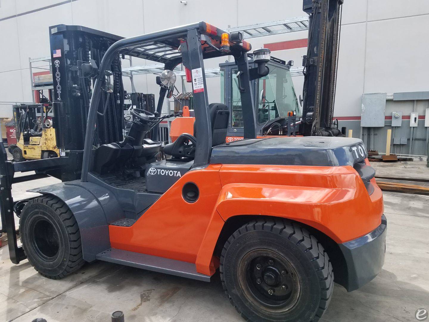 2015 Diesel Toyota 8FD70U Pneumatic Tire 4 Wheel Sit Down