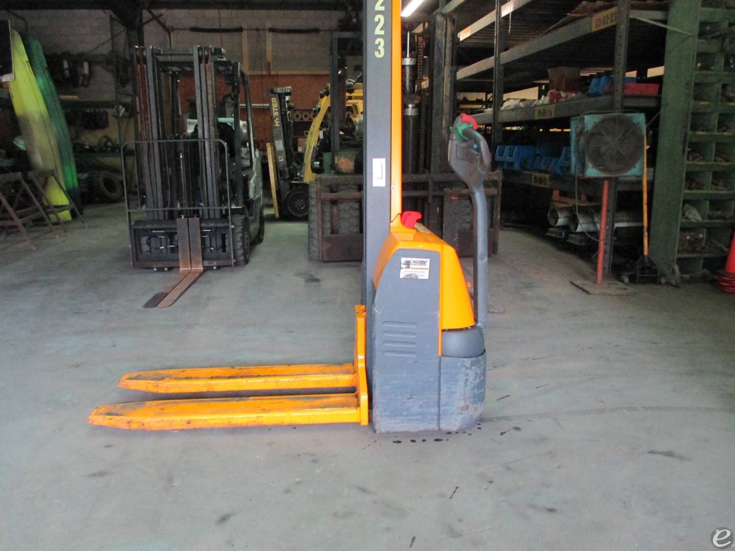 2018 Electric Jungheinrich Electric Walkie Straddle Stacker | Eliftruck