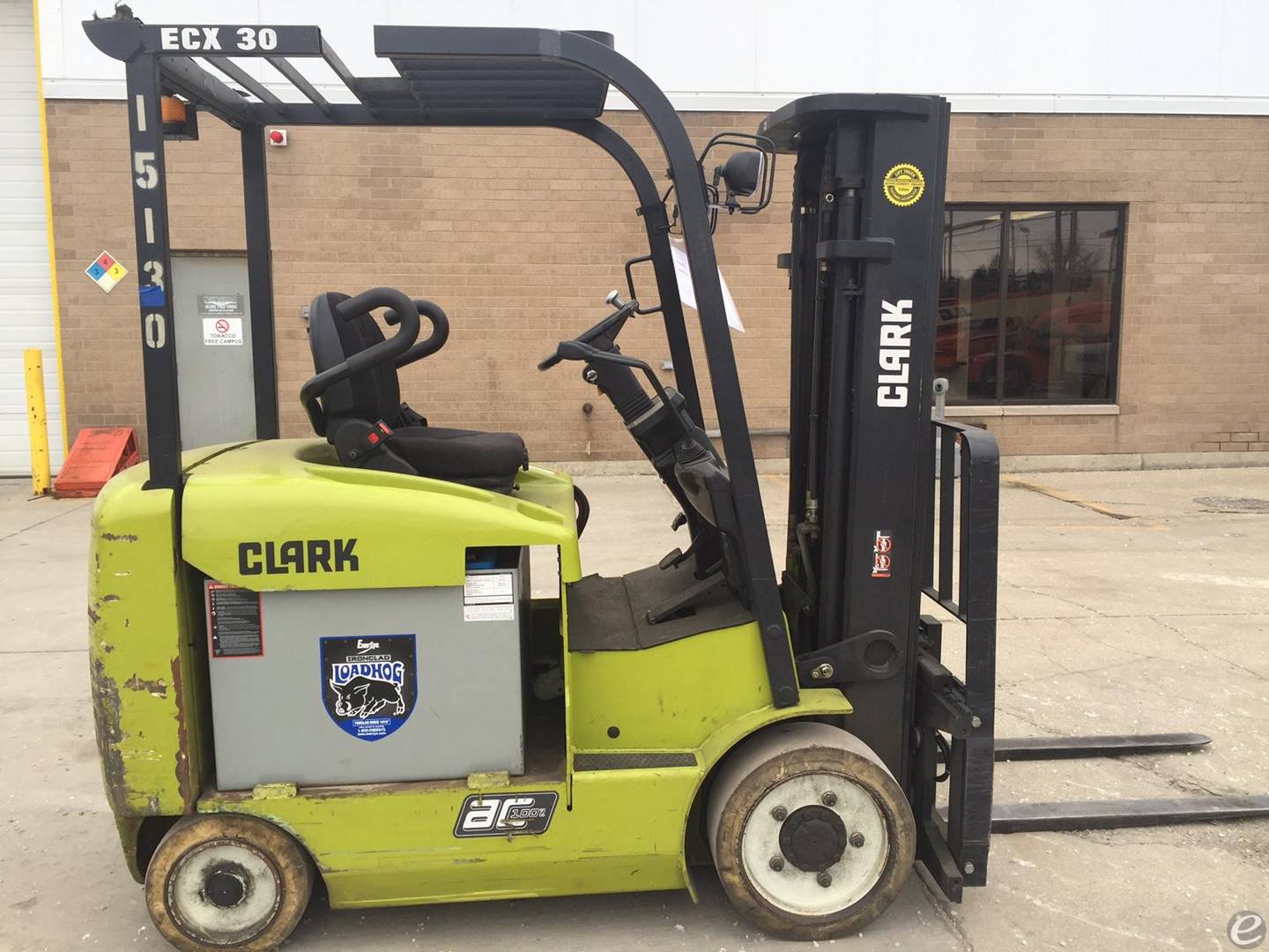 2012 Electric Clark ECX30 Electric 4 Wheel Sit Down