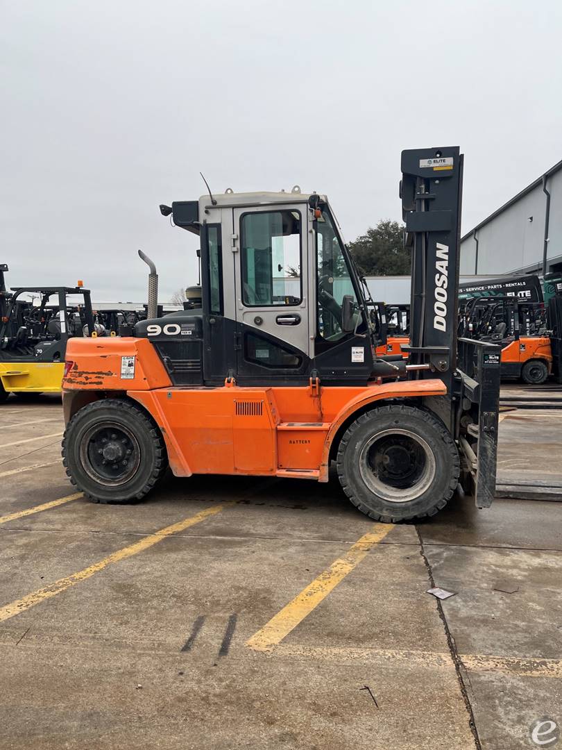 2020 Diesel Doosan Pneumatic Tire 4 Wheel Sit Down | Eliftruck