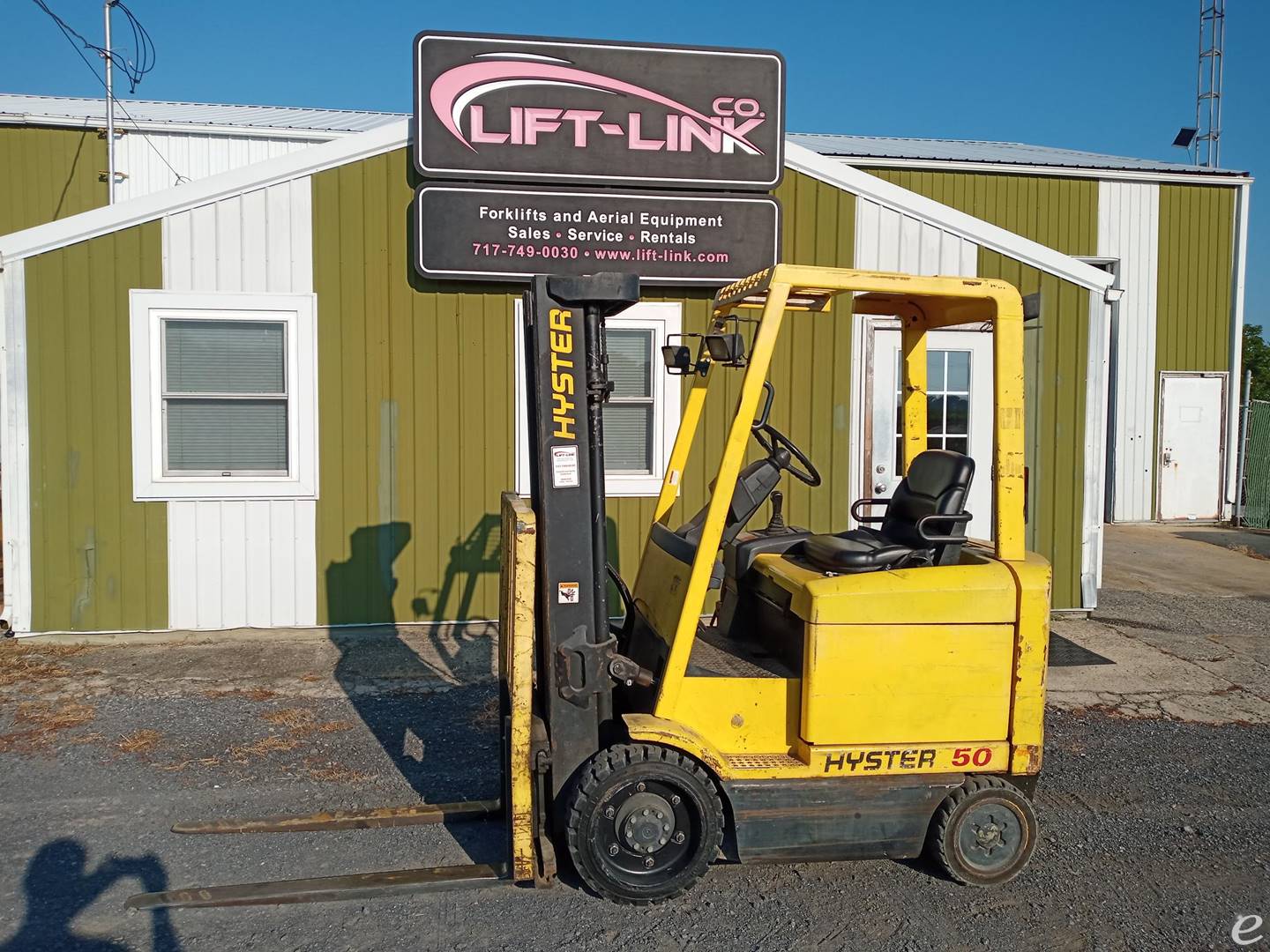 1995 Electric Hyster E50XM-27 Electric 4 Wheel Sit Down