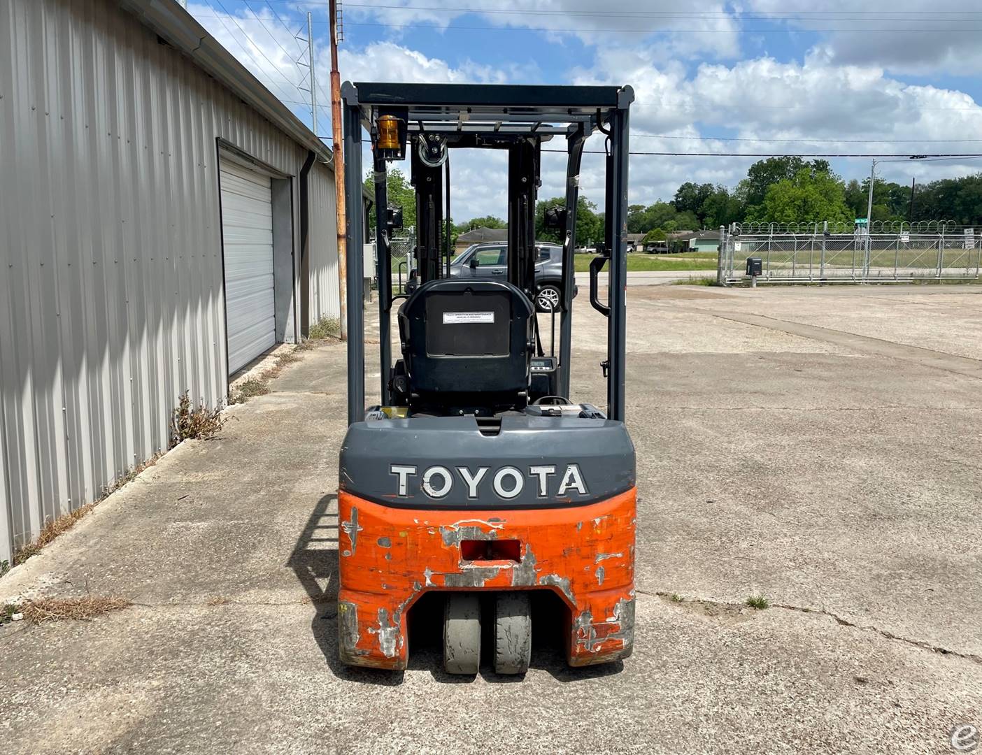 2016 Electric Toyota 8FBE18U Electric 3 Wheel Sit Down