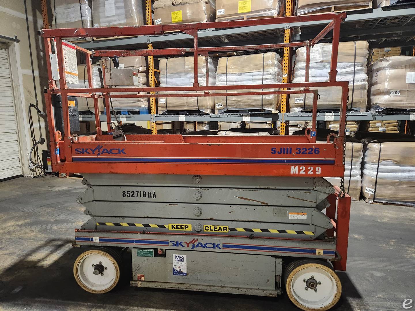 2011 Electric Skyjack SJIII 3226 Slab