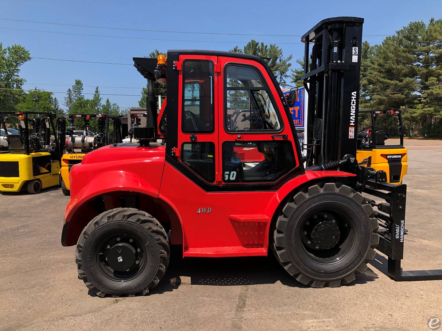 2023 Diesel Hangcha Rough Terrain (Vertical Mast) | Eliftruck