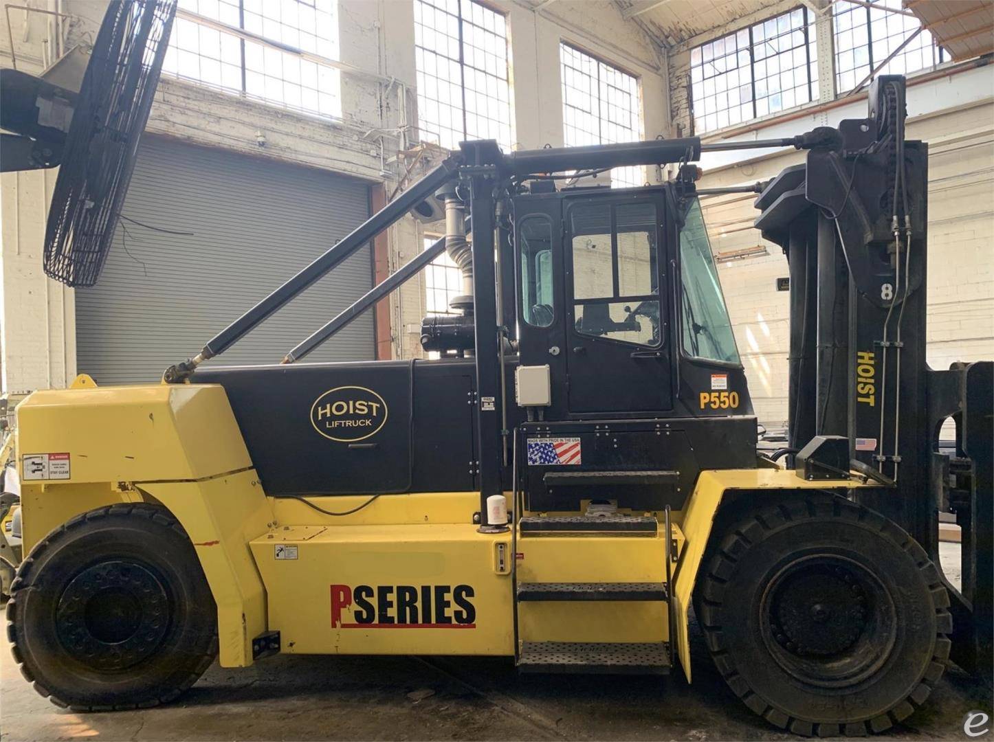 2018 Diesel Hoist Liftruck P550 Pneumatic Tire 4 Wheel Sit Down