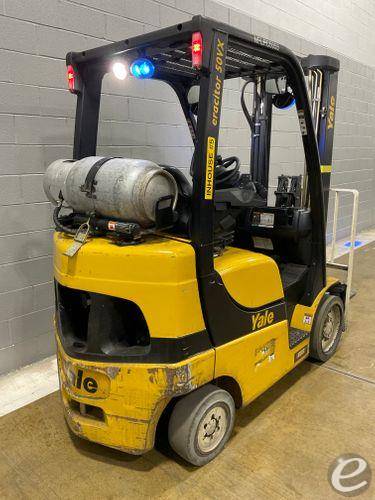 2017 LP Gas Yale GLC050 Cushion Tire 4 Wheel Sit Down (Indoor Warehouse)